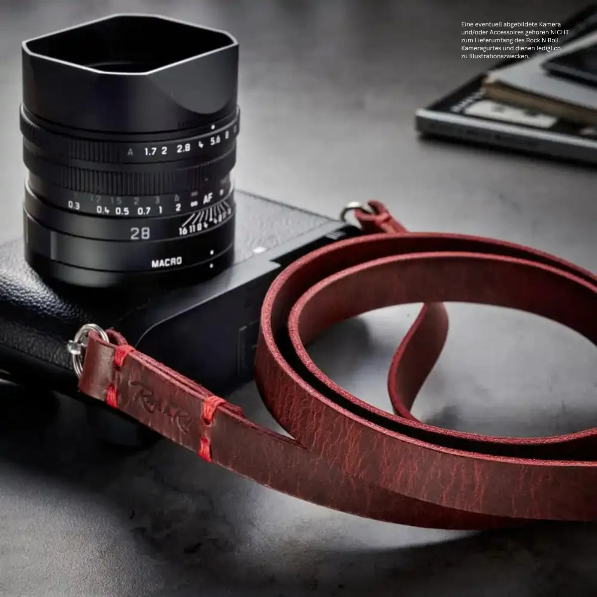 Vintage Kamera Schultergurt aus Leder in Rot | Rock n Roll Camera ...