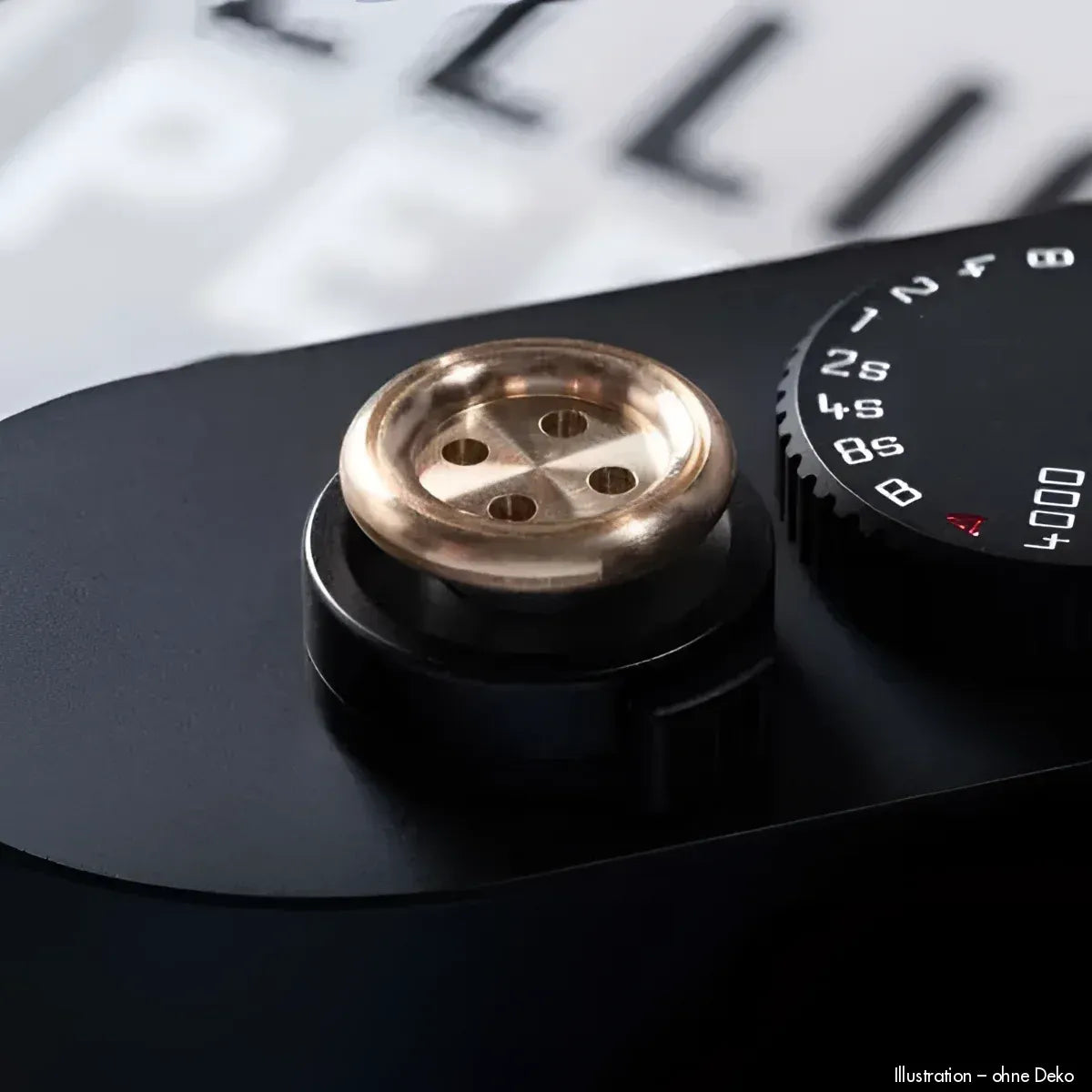 Auslöseknopf aus Messing | Knopf Design in Gold | Rock n Roll Camera ...