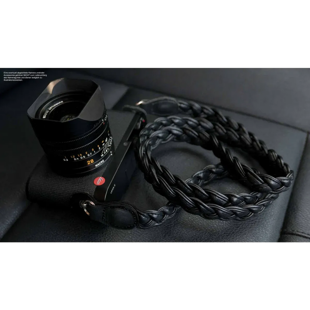 Design camera strap made of nappa leather in black by Rock n Roll Camera Straps |100cm SIOLEX ...