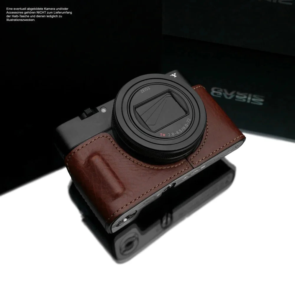 Fototasche für Sony DSC-RX100 VII und RX100 VI aus Leder | Gariz Design ...