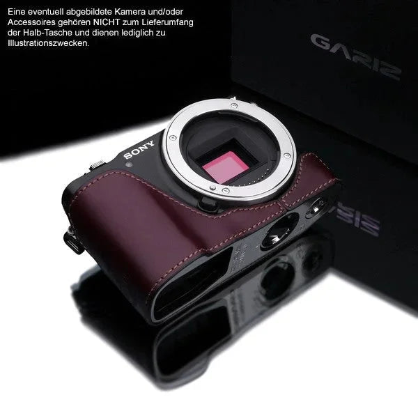 GARIZ Camera Bag Leather Bag Photo Bag for SONY NEX-3N / XS-CHNEX3NBR ...