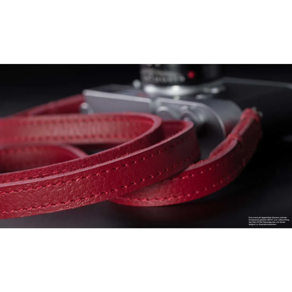 Retro Kameragurt in Rot aus Leder | Rock n Roll Camera Straps ...