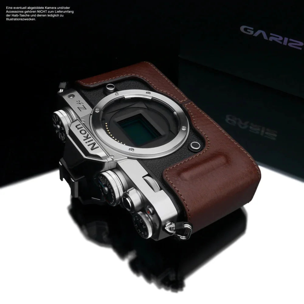Case for Nikon Zfc camera made of high quality leather in brown by ...