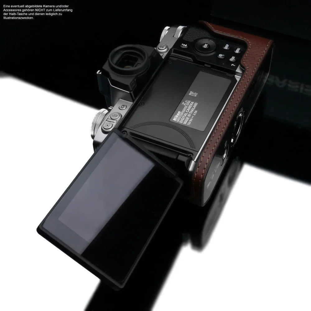 Case for Nikon Zfc camera made of high quality leather in brown by ...